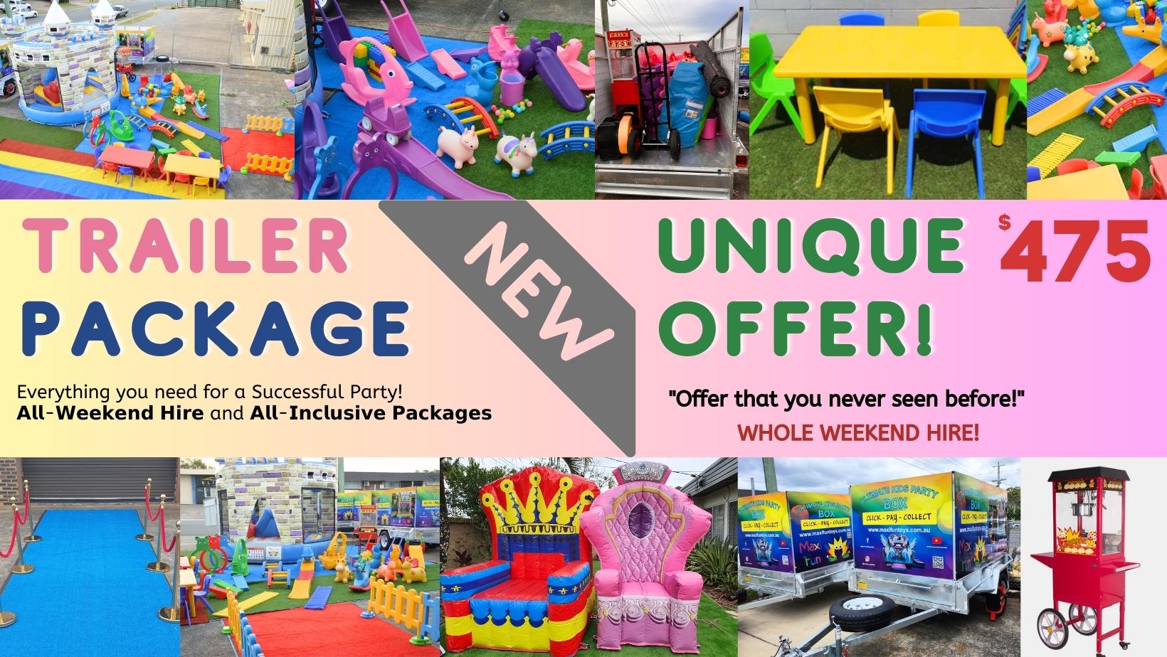 Trailer Package - South Brisbane – MAXI FUN Toys